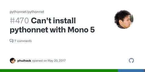 Can T Install Pythonnet With Mono Issue Pythonnet Pythonnet GitHub