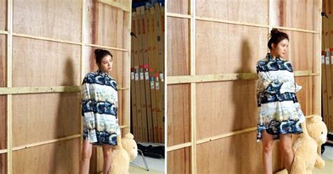 여배우의 아우라정시아 화보 비하인드컷