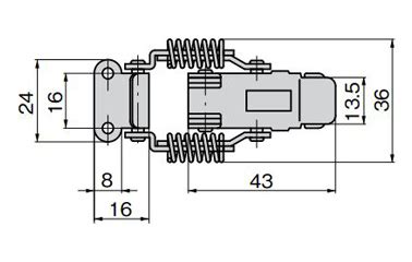 C-1007-12 | คลิปจับพร้อมล็อค ทำจากสแตนเลส C-1007-12 | TAKIGEN | MISUMI ...