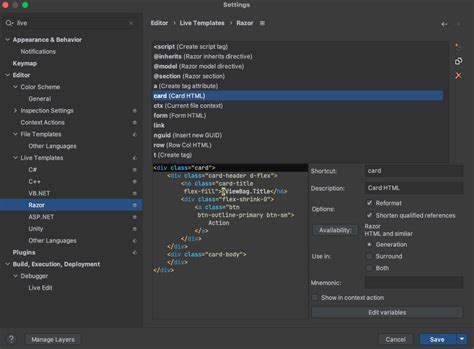 Live HTML Templates Not Working On Razor Pages Rider Support JetBrains