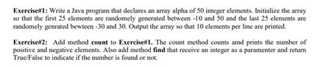 Solved Exercise1 Write A Java Program That Declares An