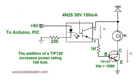 Solenoid Valve With Optocoupler And Transistor