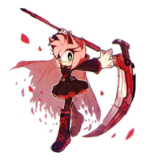 Ruby By Hanybe On Deviantart Amy Rose Hedgehog Art Shadow And Amy