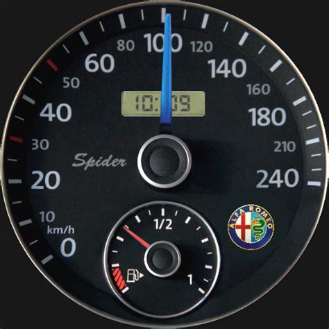 Alfa Spider Onehand Speedometer – WatchFaces for Smart Watches