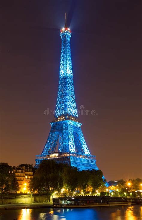 Blue Eiffel Tower Eiffel Tower In Paris France Print By Jan
