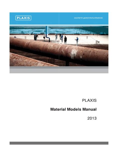 Plaxis Models Pdf