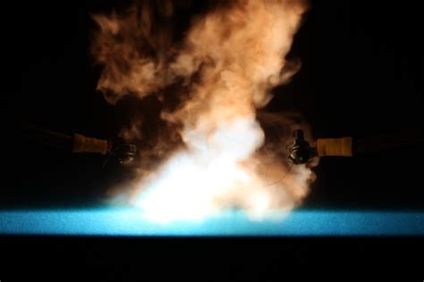high speed photography of wires exploding into plasma