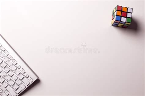 Keyboard Rubik S Cube Editorial Stock Image Image Of Office 77938259 Keyboard Rubik S Cube Editorial Stock Image Image Of Office 77938259