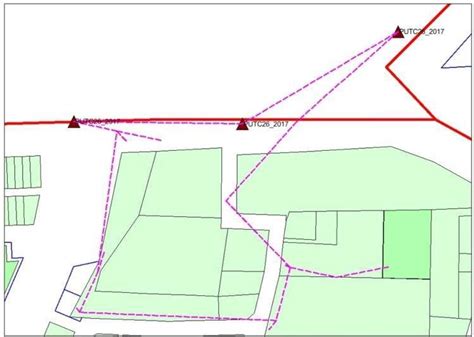 Current Traverse Lines And Cadastral Control Points Tie Up Download