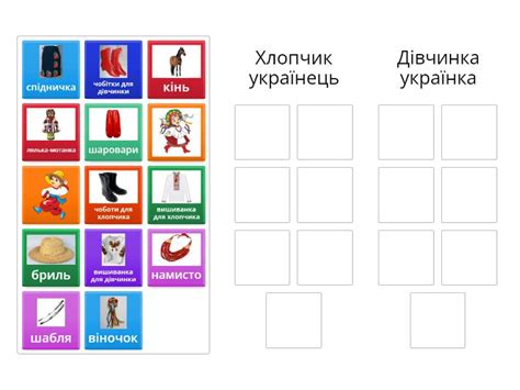 Одягни українця україночку Group Sort