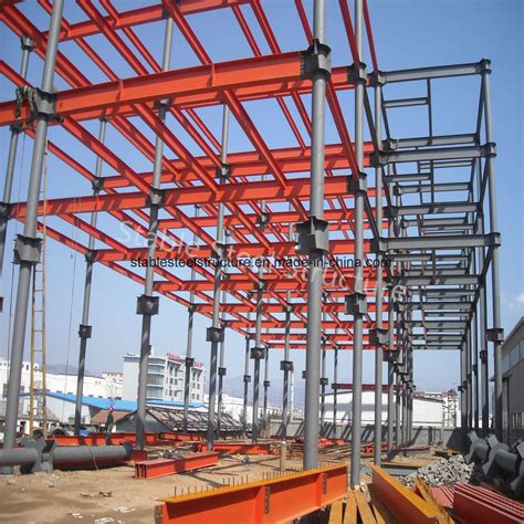 Five Story Prefabricated Steel Structure Construction Office Apartment