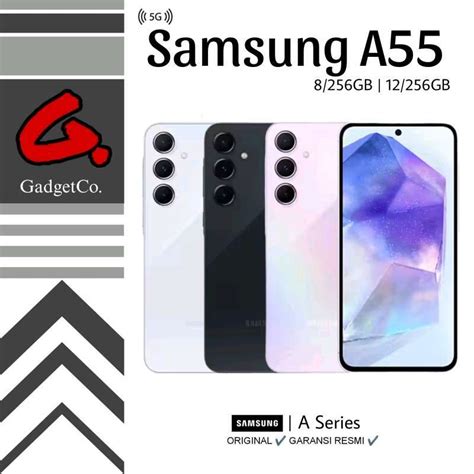 Jual Samsung Galaxy A55 5g 8 256gb 12 256gb Garansi Resmi 12 256gb Lilac Di Seller Gadget Co