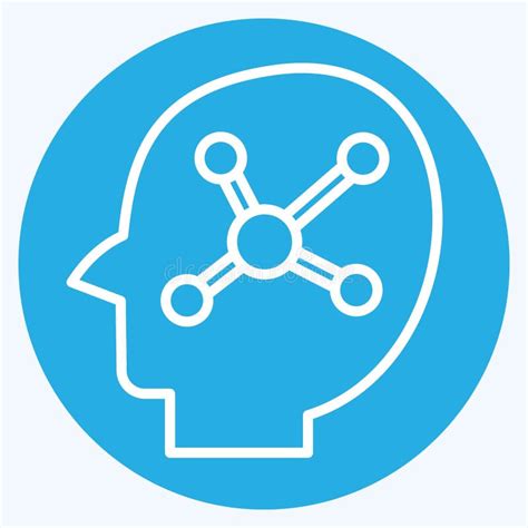 Icon Mind Mapping Related To Business Analysis Symbol Blue Eyes Style