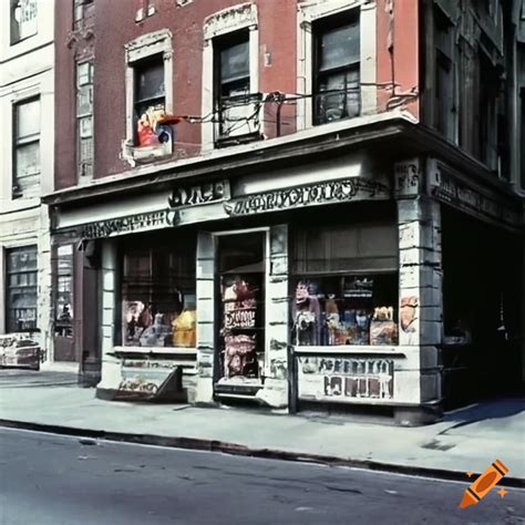 Small Store Front In New York City 1970s On Craiyon