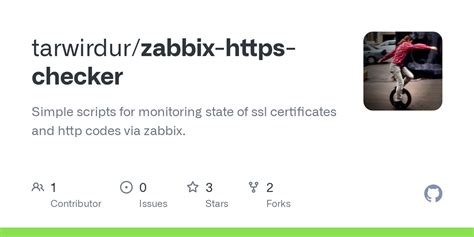 Github Tarwirdur Zabbix Https Checker Simple Scripts For Monitoring State Of Ssl Certificates