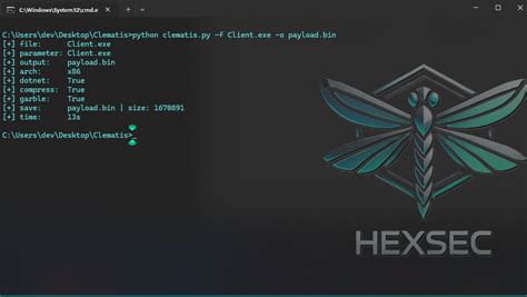 executable loader using clematis and c working all pe file rat keyloger