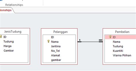 Cara Mencipta Query Dari Banyak Jadual Dengan Menggunakan Query Design