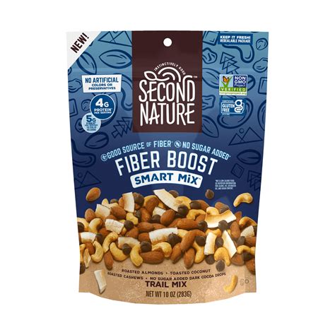 Fiber Boost Smart Mix 10 Oz Second Nature Snacks Second Nature