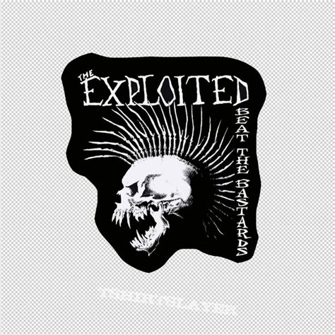 The Exploited Beat The Bastards Laser Cut Patch Tshirtslayer Tshirt