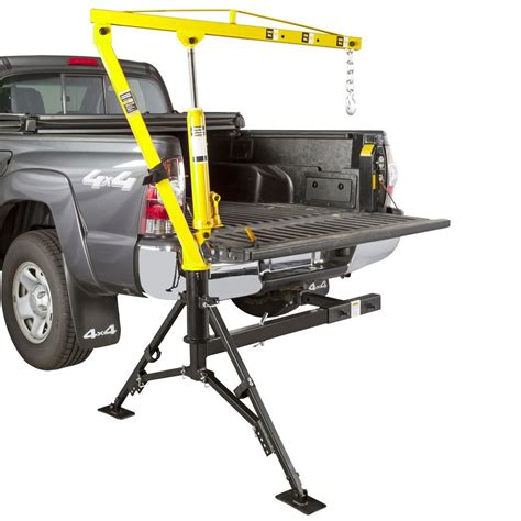 Elevate Outdoor Hydraulic Receiver Hitch Crane 1000 Lb Capacity