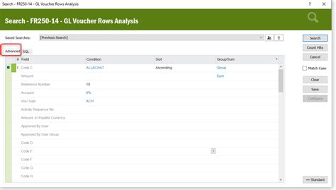 aurena advanced search not sql ifs community