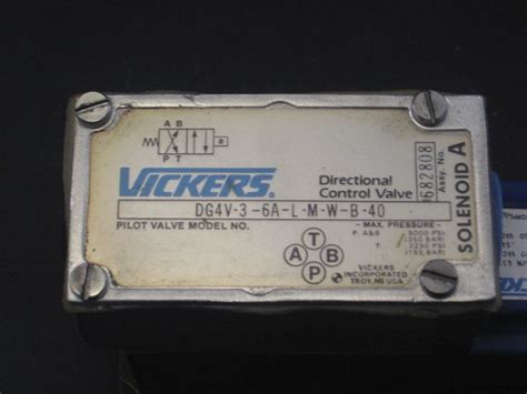 Vickers Valve Dg V A L M W B Process Industrial Surplus Corp