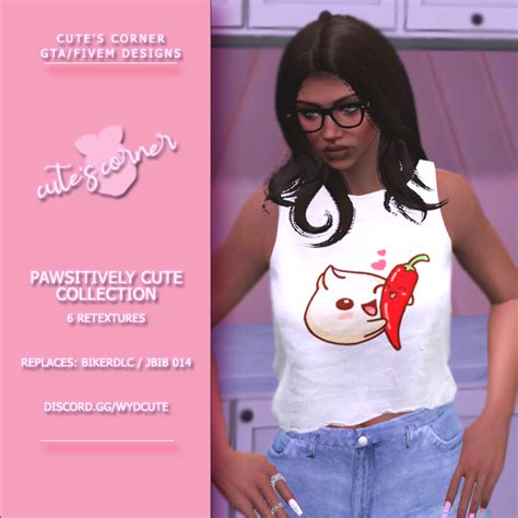 Pawsitively Cute Collection Retextures For Mp Female 1 0 Gta 5 Mod