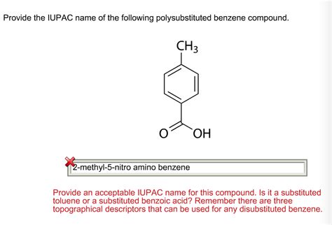Solved Provide The Iupac Name Of The Following