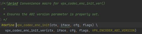 `libvpx`的使用方法简析 [simple encoder c] webmproject