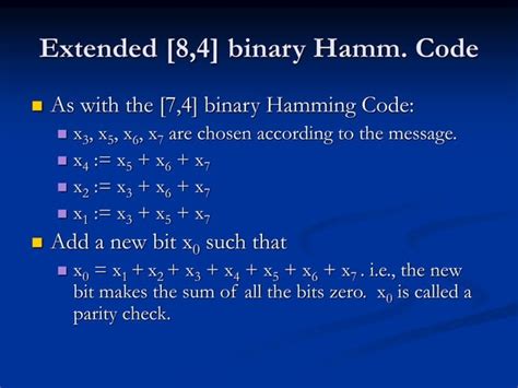 Hamming Codes Ppt Programming Languages Computing Hamming Codes Ppt Programming Languages Computing