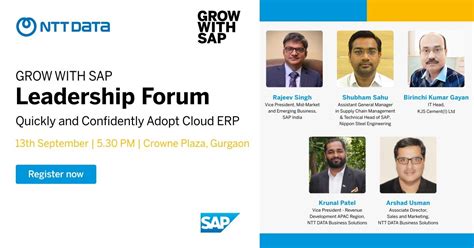 Arshad Usman On Linkedin Growwithsap Leadershipforum Nttdata