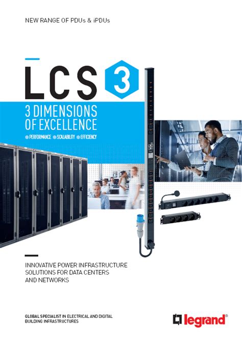 Lcs3 Pdu Ipdu Brochure Sentor Electrical