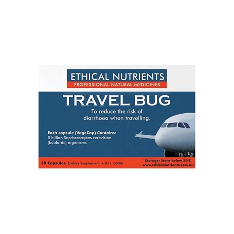 Travel Bug 30 Capsules Chemist Plus