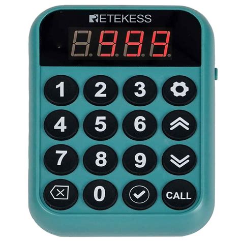 Retekess Keypad Transmitter For Td168r Coaster Pager System