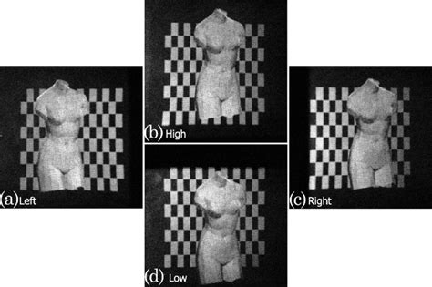 Photographs Of The Optical Reconstruction Of The Fabricated Cgh By