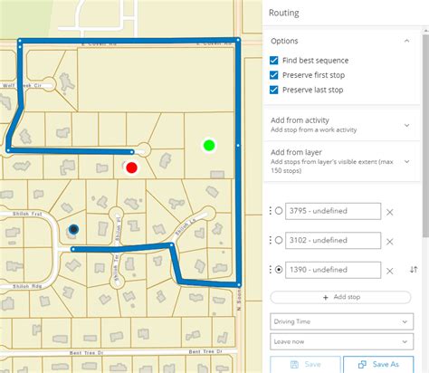 View A Route Between Tasks