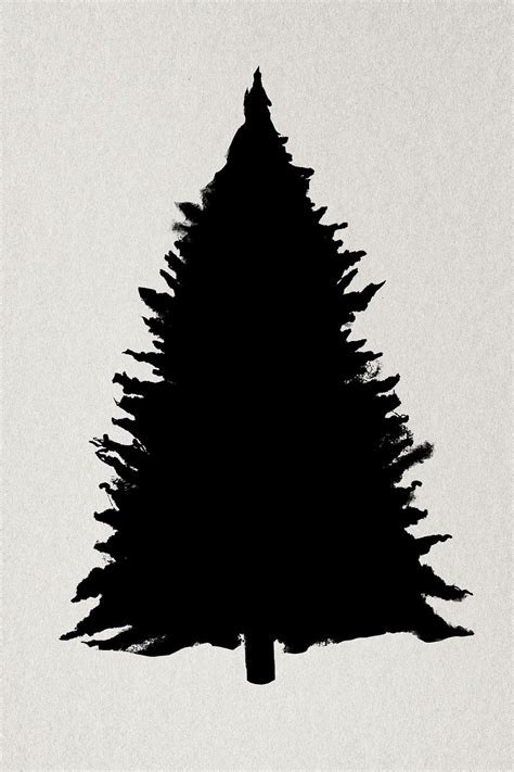 Black Tree Ink Drawing On Paper Free Photo Rawpixel