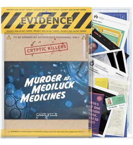 Cold Case File Game Cryptic Killers Nell Phyrp Murder Mercadolibre