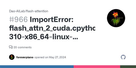 importerror flash attn 2 cuda cpython 310 x86 64 linux gnu so