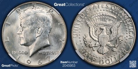 1967 Kennedy Half Dollar Doubled Die Obverse Vp 002 Ngc Ms 64 Ngc