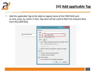 Step By Step Guide Configure Document Generation Functionality In Ms Dynamics PPT