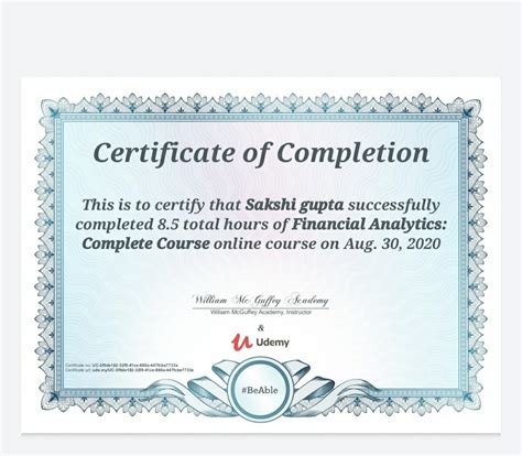 Certificateofcompletion Udemycourse Sakshi Gupta