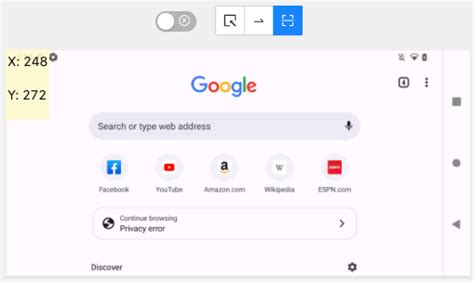 Tap By Coordinates Does Not Work For Android Apps In Landscape · Issue