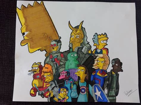 Simpson X Marvel