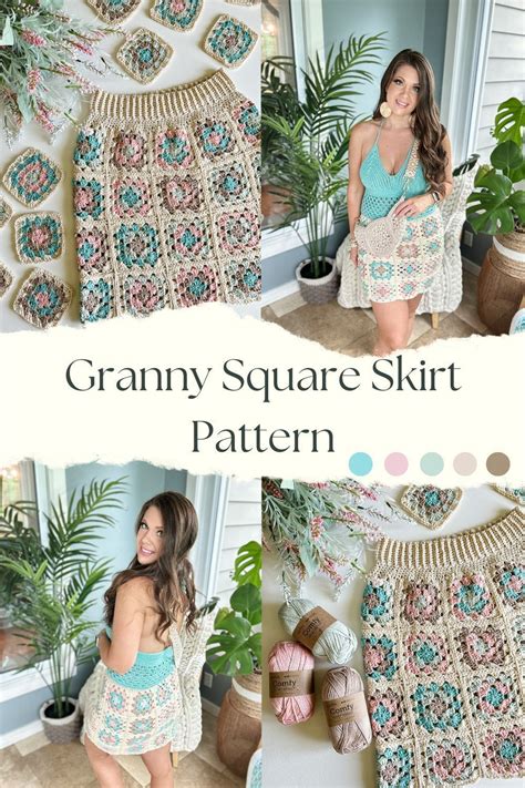 Introducing The Granny Pop Skirt Crochet Skirt Crochet Skirt