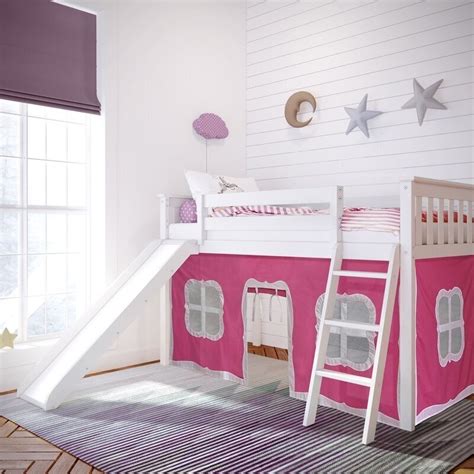 Loft Bed With Slide And Play Area Foter
