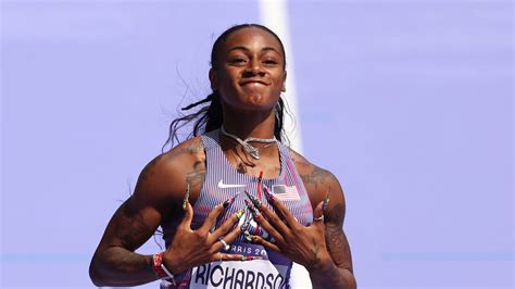 Olympic Sprinters Women Olympics 2024 Julien Alfred Upsets Shacarri