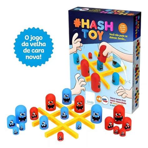 Jogo Da Velha Hash Toy Infantil Tabuleiro Interativo Paki Toys