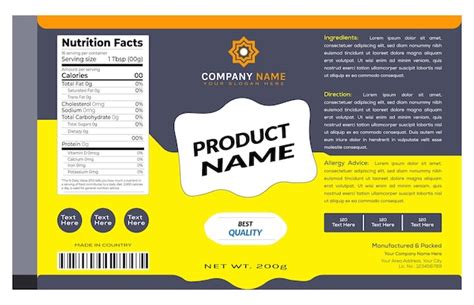 Premium Vector Best Quality Product Label Design Template
