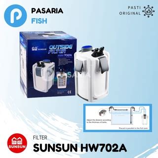Jual SUNSUN HW702A/HW 702A Filter Eksternal/External/Canister 1000 ...